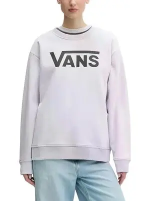 VANS V Logo-print Sweatshirt - Grey