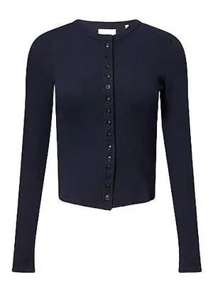 Citizens Of Humanity Cotton-blend Cardigan - Navy