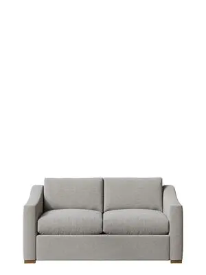 Quince Hollis Slope Arm Sofa - Fog
