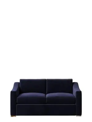 Quince Hollis Slope Arm Sofa - Midnight