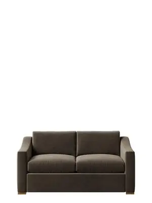 Quince Hollis Slope Arm Sofa - Sable