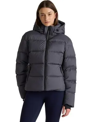 Quince Responsible Down Cinch Waist Puffer Jacket - Carbon Grey