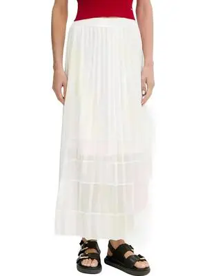 MORGAN Pleated Skirt - White