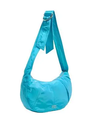 Bimba Y Lola Medium Moon Shoulder Bag - Blue