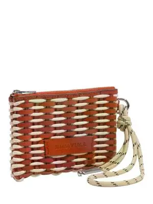 Bimba Y Lola Woven Cord Wallet - Brown