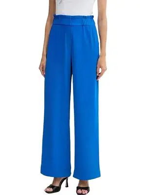 MORGAN Elastic-waist Trousers - Blue