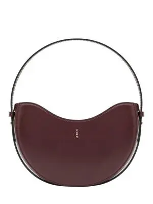 NOESI Ellie Bag In Smooth Leather - Burgundy