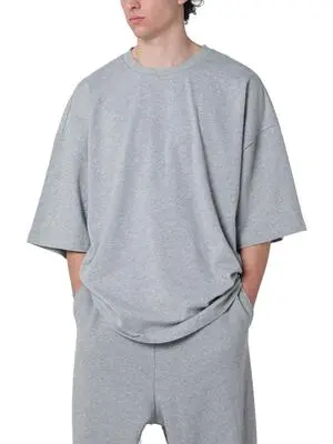 ENTIRE STUDIOS Black Boxy T-shirt - Grey