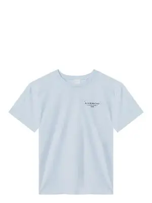 Givenchy T-shirt With Logo Print Light Blue