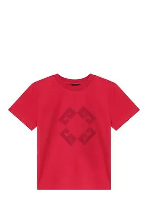 Givenchy T-shirt With Embroidered Logo - Red