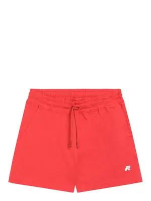 K-WAY Vikette Cotton Jersey Shorts - Red
