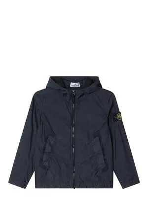 Stone Island Nylon Zip-up Jacket - Blue