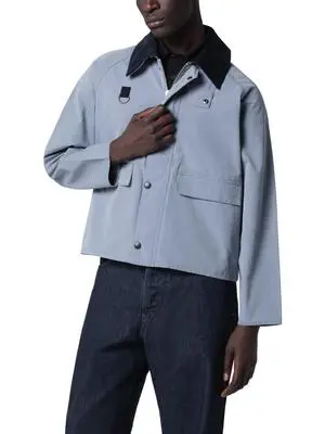 Barbour Spey Jacket In Cotton Blend - Blue