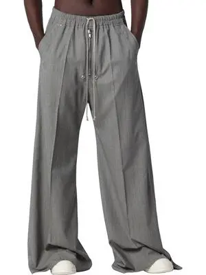 Rick Owens Mélange Bela Wide-leg Trousers - Grey