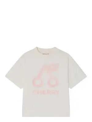 Bonpoint Lele T-shirt With Cherry Print - White