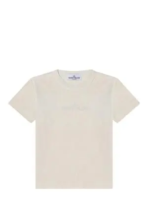 Stone Island T-shirt With Logo - Beige
