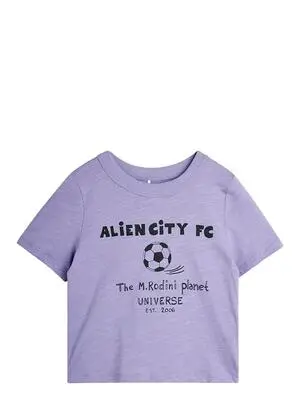MINI RODINI Alien City Fc T-shirt - Purple