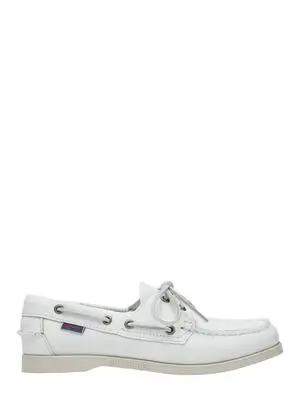 SEBAGO Portland Leather Boat Shoes White