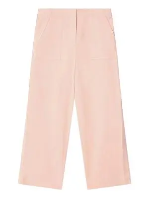 Burberry Cotton-blend Pants - Pink