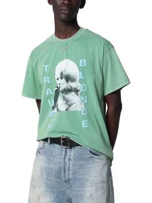 DAGGER Faded Trauma Blonde T-shirt - Green