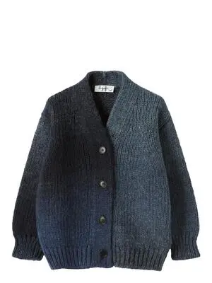 IL GUFO Gradient Wool Blend Cardigan
