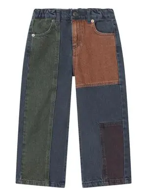 BOBO CHOSES Color-block Design Jeans - Multicolor