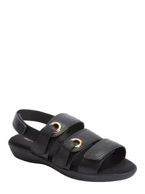 COMFORTVIEW Winnie Orthotic Sandal - Black