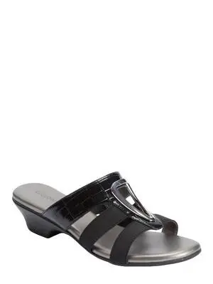 COMFORTVIEW The Casey Slip On Mule Black