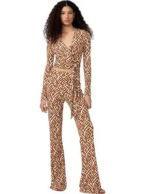 Diane Von Furstenberg Brooklyn Pants - Accra Geo Mini Varnish