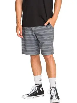 Volcom Mix Frickin Cross Shred Shorts Pewter