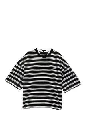 BONBOM Striped T-shirt - Black