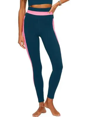 Beach Riot Mariella Stripe Leggings - Seashell