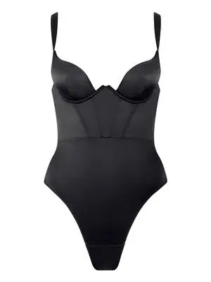 Bluebella Verona Satin Bodysuit - Black