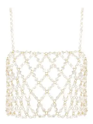 Bluebella Crystal Cami Top - Clear