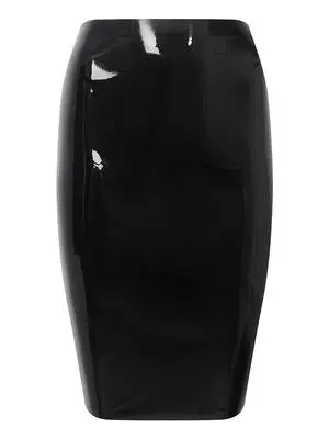 Bluebella Latex Pencil Skirt - Black