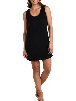 La Blanca Wild Nomad Sleeveless Mini Dress - Black