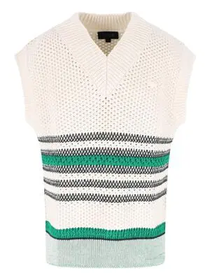 Lacoste Piqué Cotton Blend Vest - Multi
