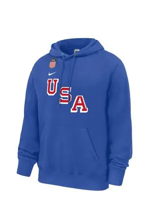 Nike Jack Hughes Usa Olympic Team 2026 "gold Medal" Pullover Hoodie - Blue
