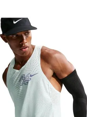 Nike Aeroswift Dri-fit Adv Running Singlet - Green
