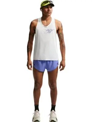 Nike Aeroswift Dri-fit Adv 2" Brief-lined Running Shorts - Blue