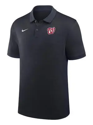 Nike Washington Nationals Authentic Collection Striped Victory Dri-fit Mlb Polo - Blue