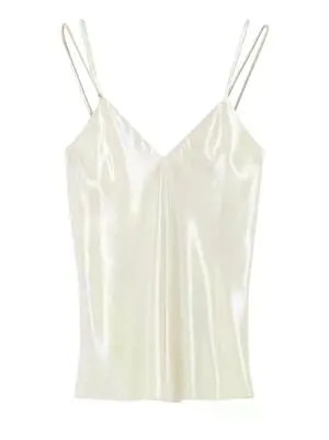Max Mara V-neck Top - Neutrals