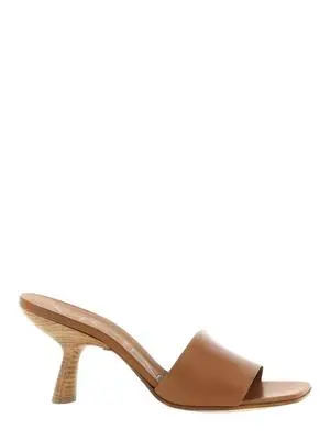 Vicini Lavenue Leather Sandals - Brown