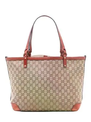 Gucci Medium Gg Canvas Craft Tote Bag - Neutrals