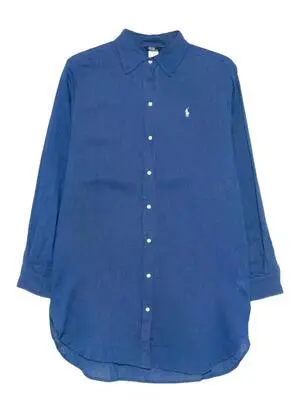 Polo Ralph Lauren Polo Pony Boyfriend Shirt Blue