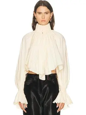 Khaite Durer Cropped Top - Bone