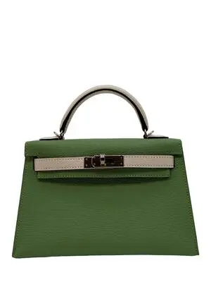 Hermès Hermès Mini Kelly 20cm Chevre Leather With Palladium Hardware Multi