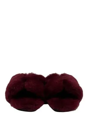 Hermès Oran Sandal Shearling - Red