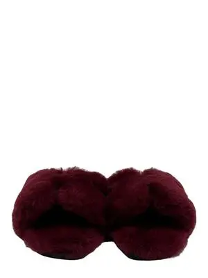 Hermès Oran Sandal Shearling - Red