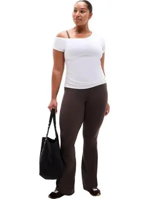 Athleta Salutation Stash Flare Pant - Truffle